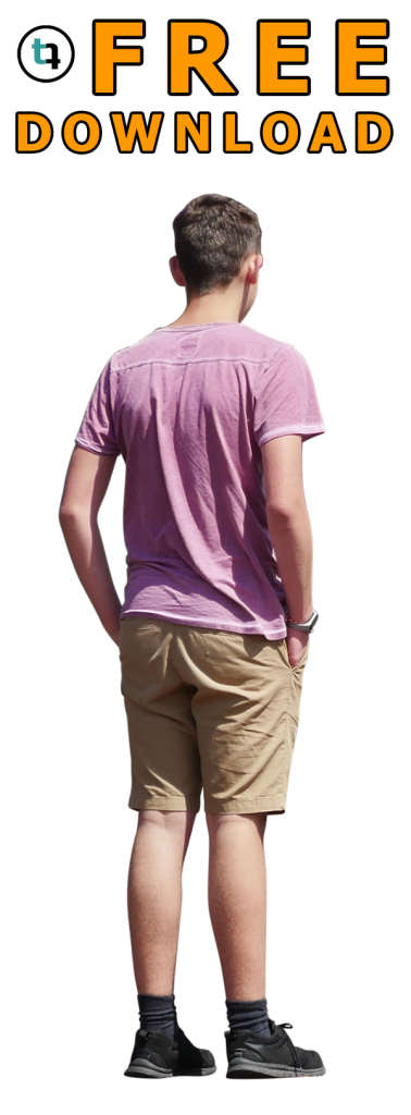 Personen/Menschen freigestellt stehend (PNG) als kostenloser Staffage ...